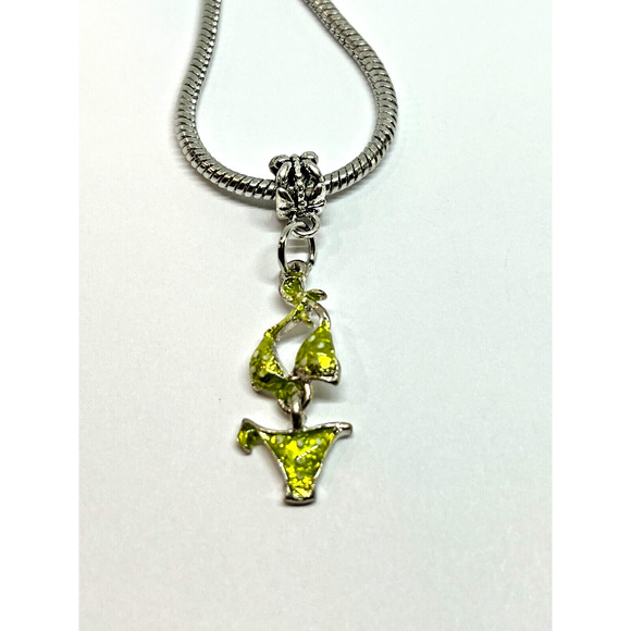 Jewelry | Green Polka Dot Bikini Charm Dangle European Bracelet Fit ...